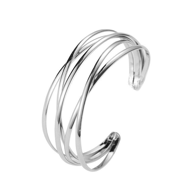 Smooth Round Multi-level Bracelet – pinkpops.pk