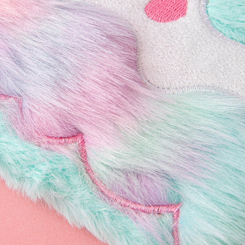 Premium Star Fur Notebook – pinkpops.pk
