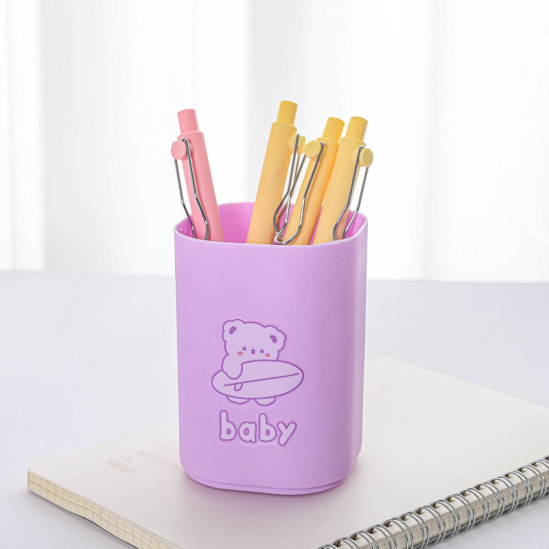 Pastel Color Simple Pen Holder – pinkpops.pk