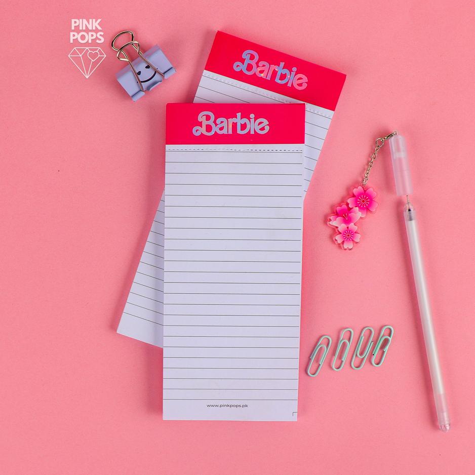 Aesthetic Barbie Notepad – pinkpops.pk