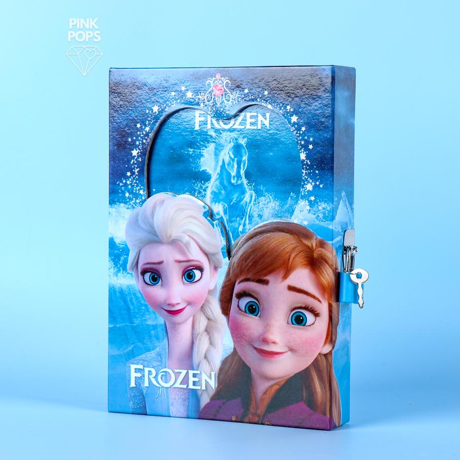Frozen Hear Lock Notebook – pinkpops.pk