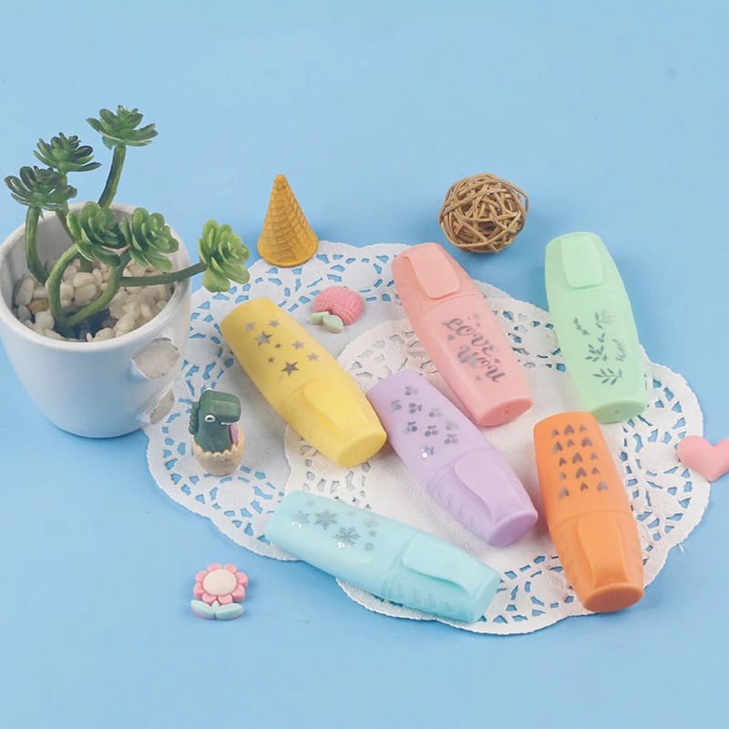 Endearing 6 Mini Highlighters – pinkpops.pk