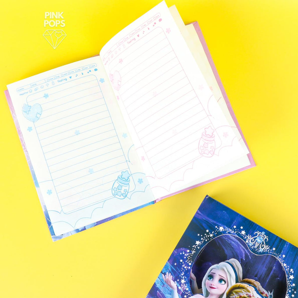 Frozen Hear Lock Notebook – pinkpops.pk