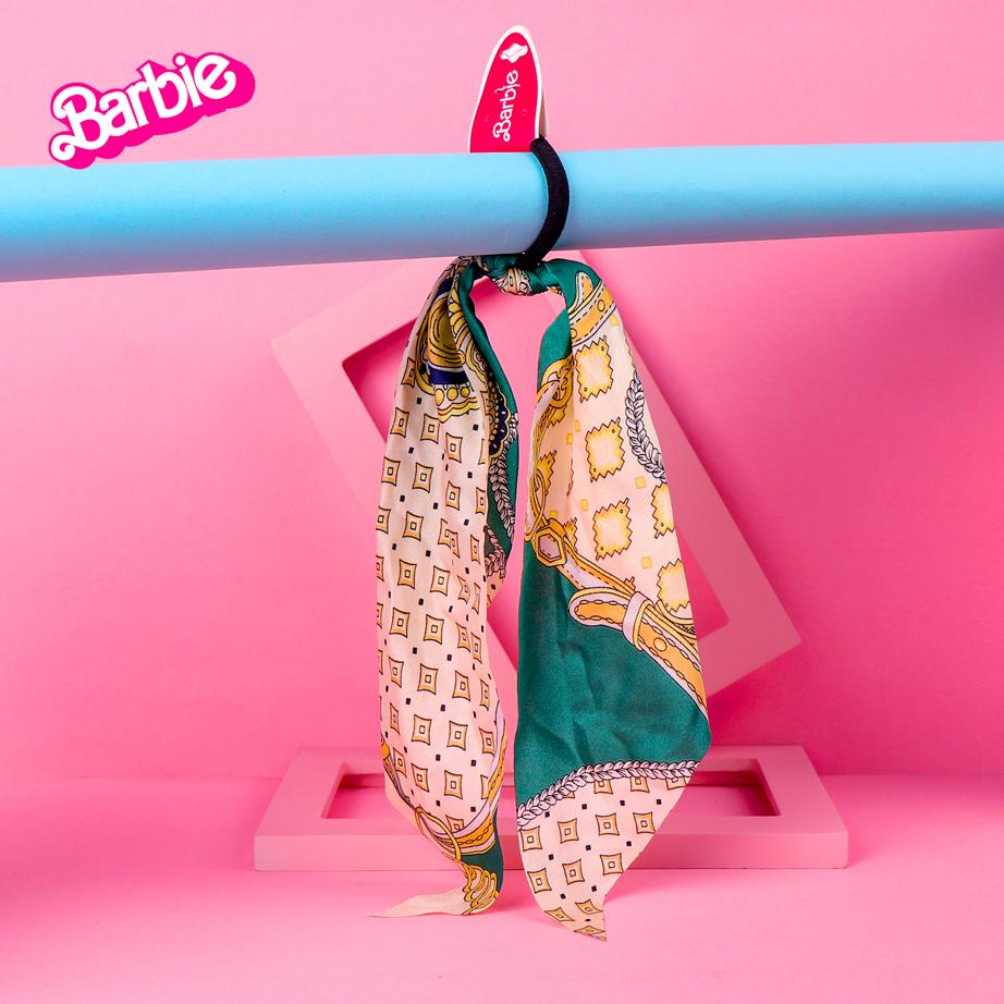 Floral Silk Barbie Scarf Scrunchies – pinkpops.pk