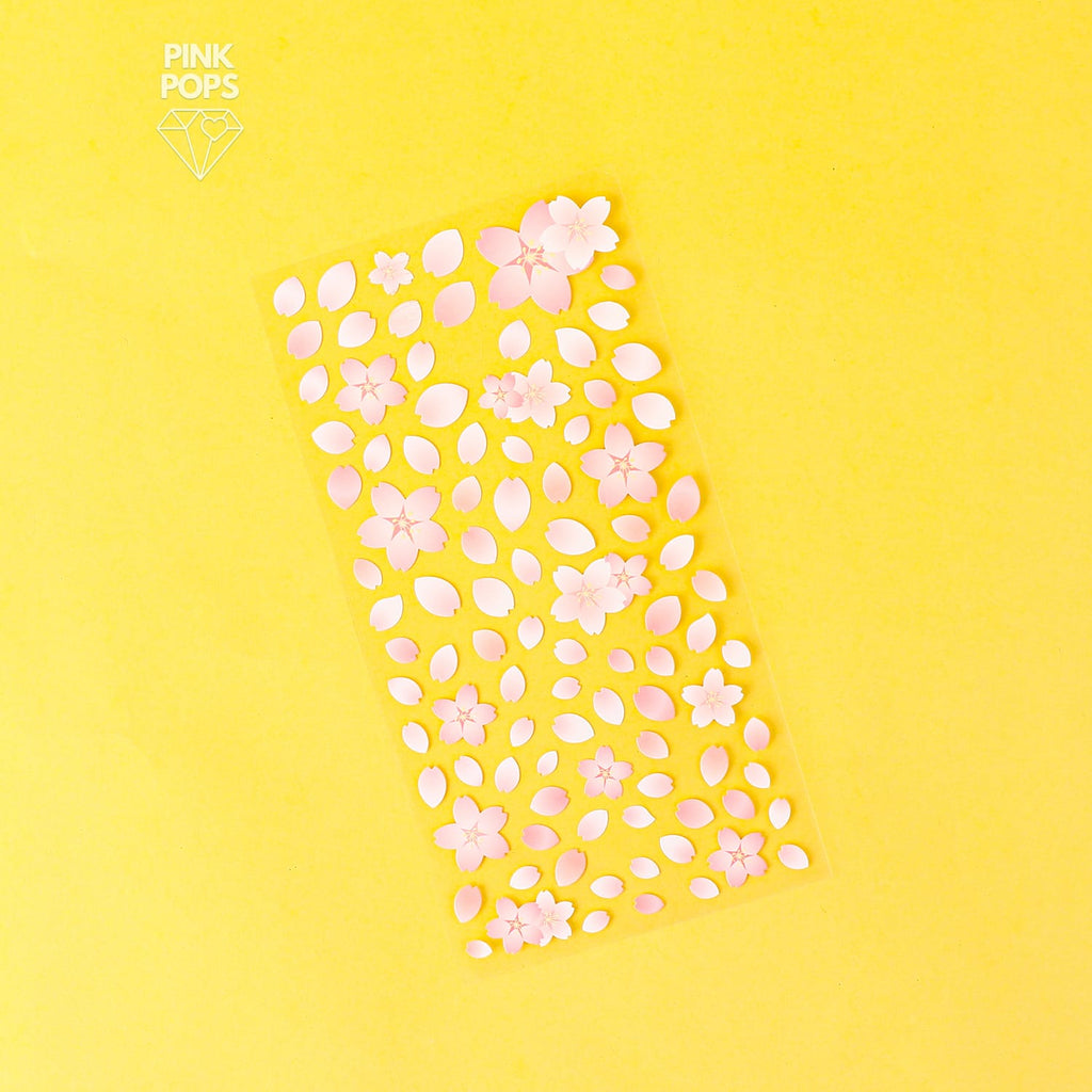 Pink Flowers Stickers Sheet – pinkpops.pk