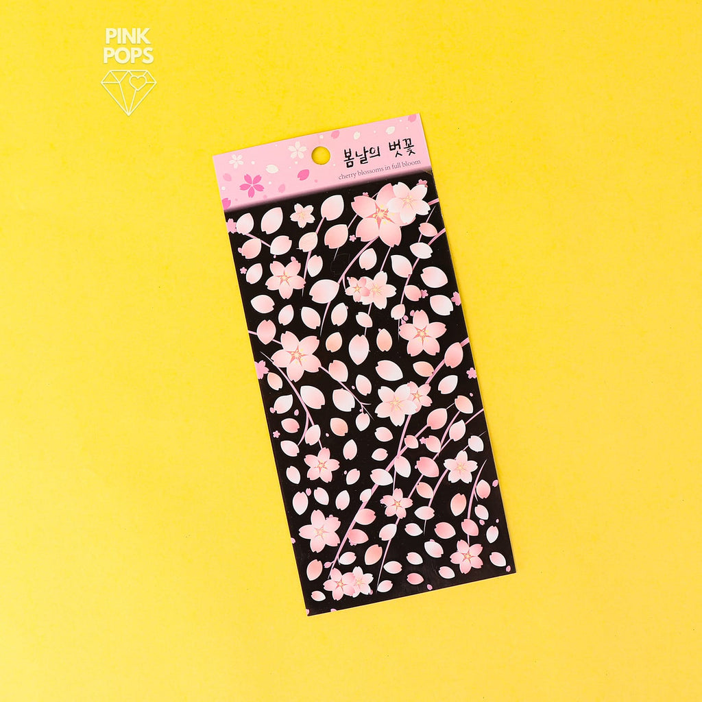 Pink Flowers Stickers Sheet – pinkpops.pk