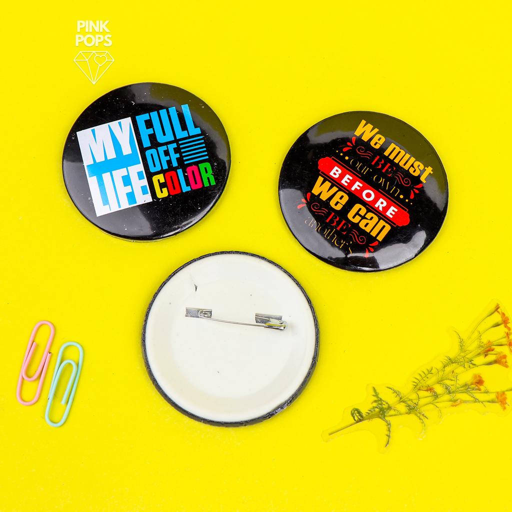 My Life Full Off Colors Acrylic Pins – pinkpops.pk