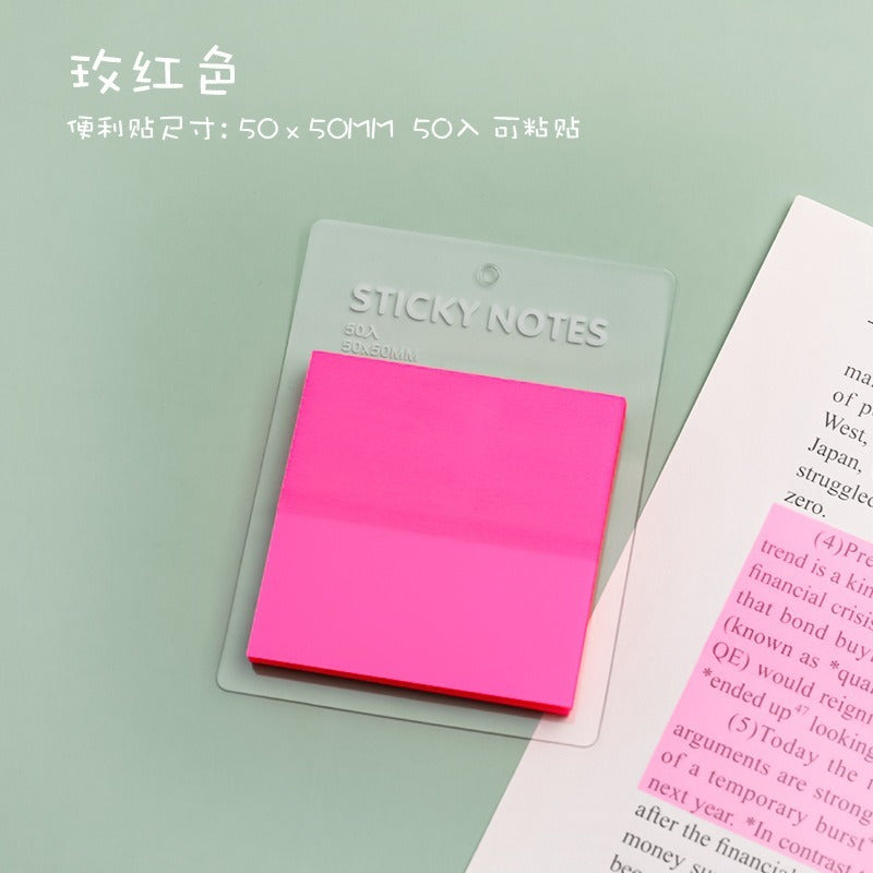 Square Transparent Sticky Notes – pinkpops.pk