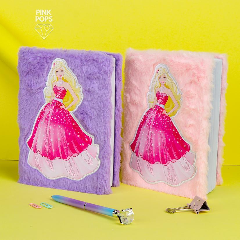 Plush Attractive Barbie Notebook – pinkpops.pk
