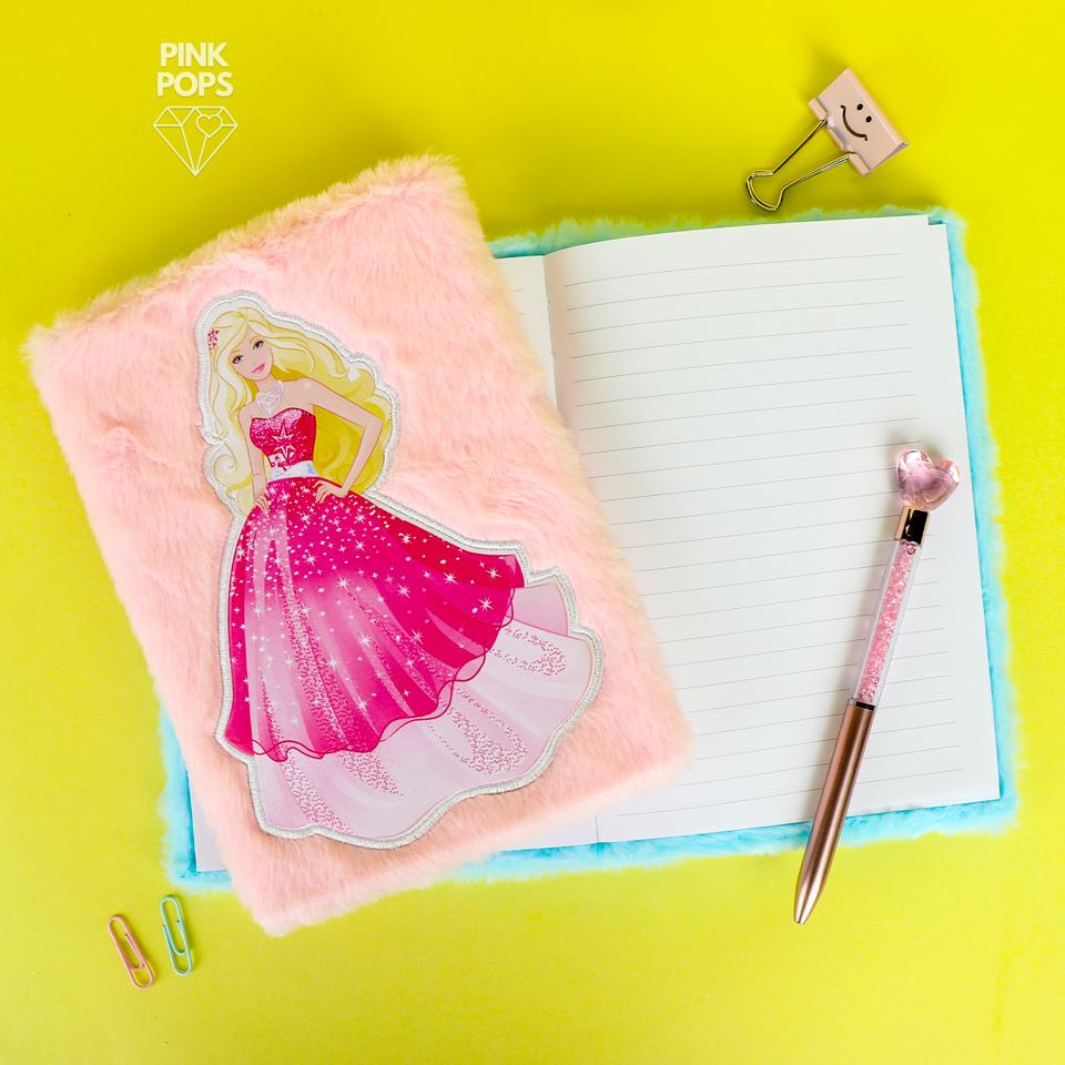 Plush Attractive Barbie Notebook – pinkpops.pk