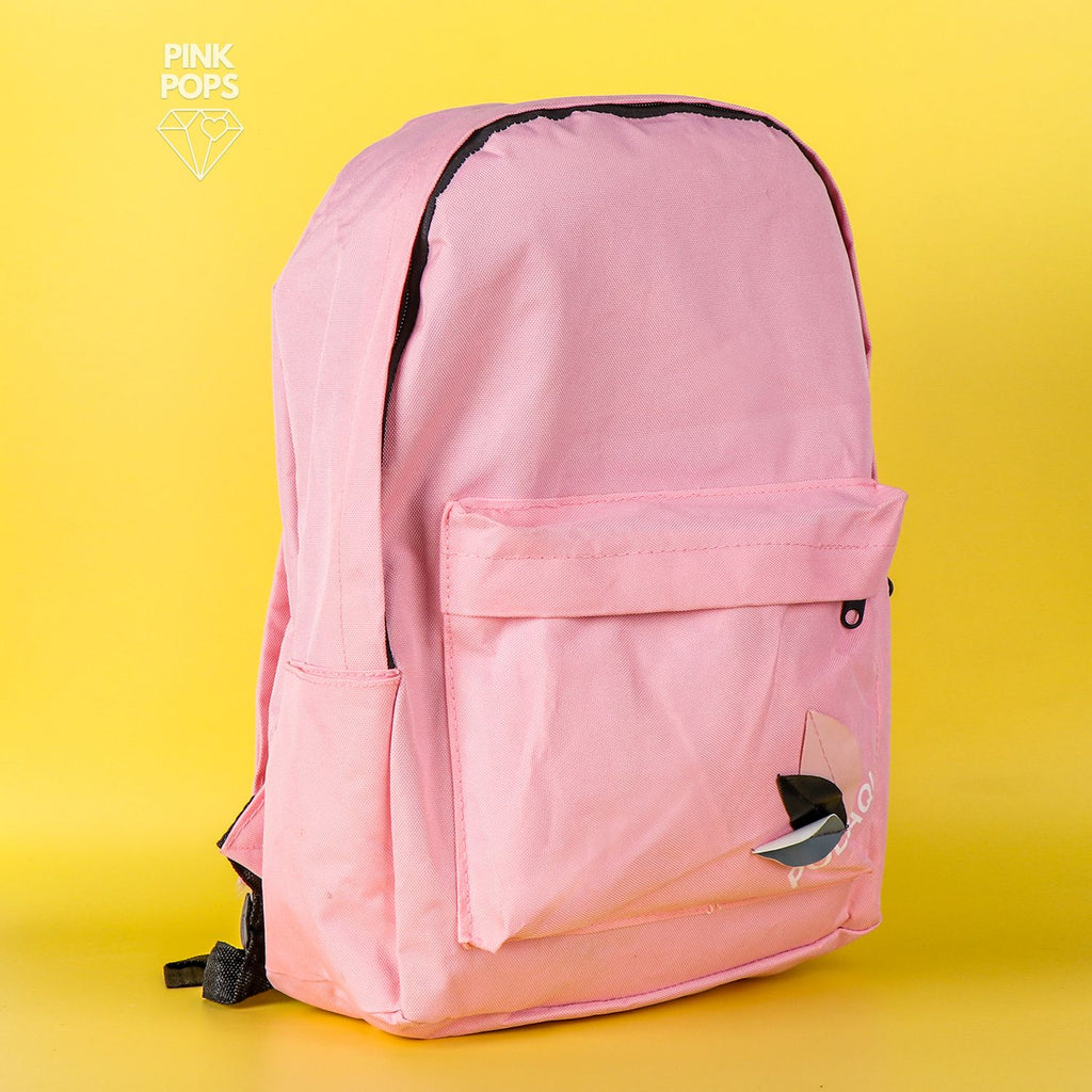 Polaqi Baby Pink Cute Backpack – pinkpops.pk