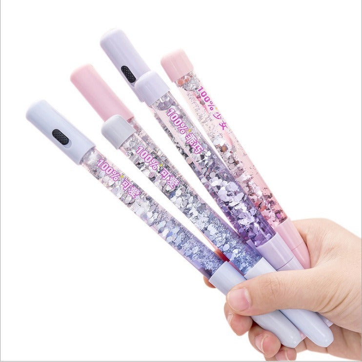Shining Bling Liquid Flowing Pen – pinkpops.pk