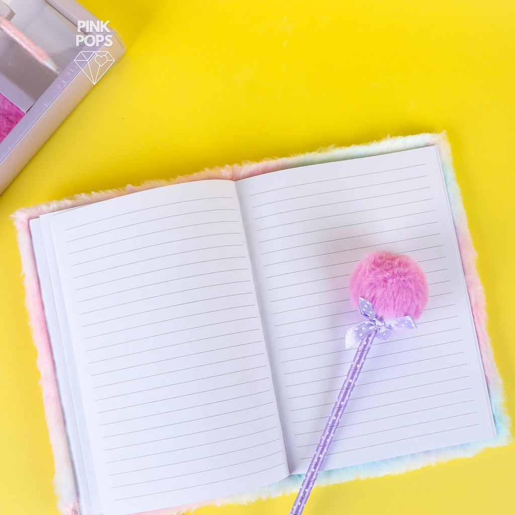 Sleeping Unicorn Plush Notebook – pinkpops.pk