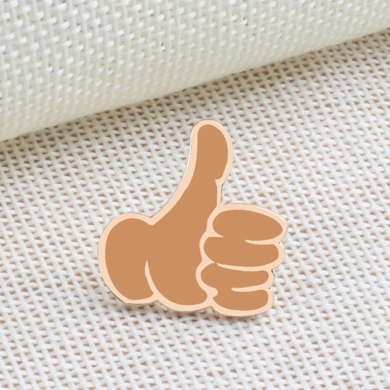 Thumbs Up Enamel Pin – pinkpops.pk