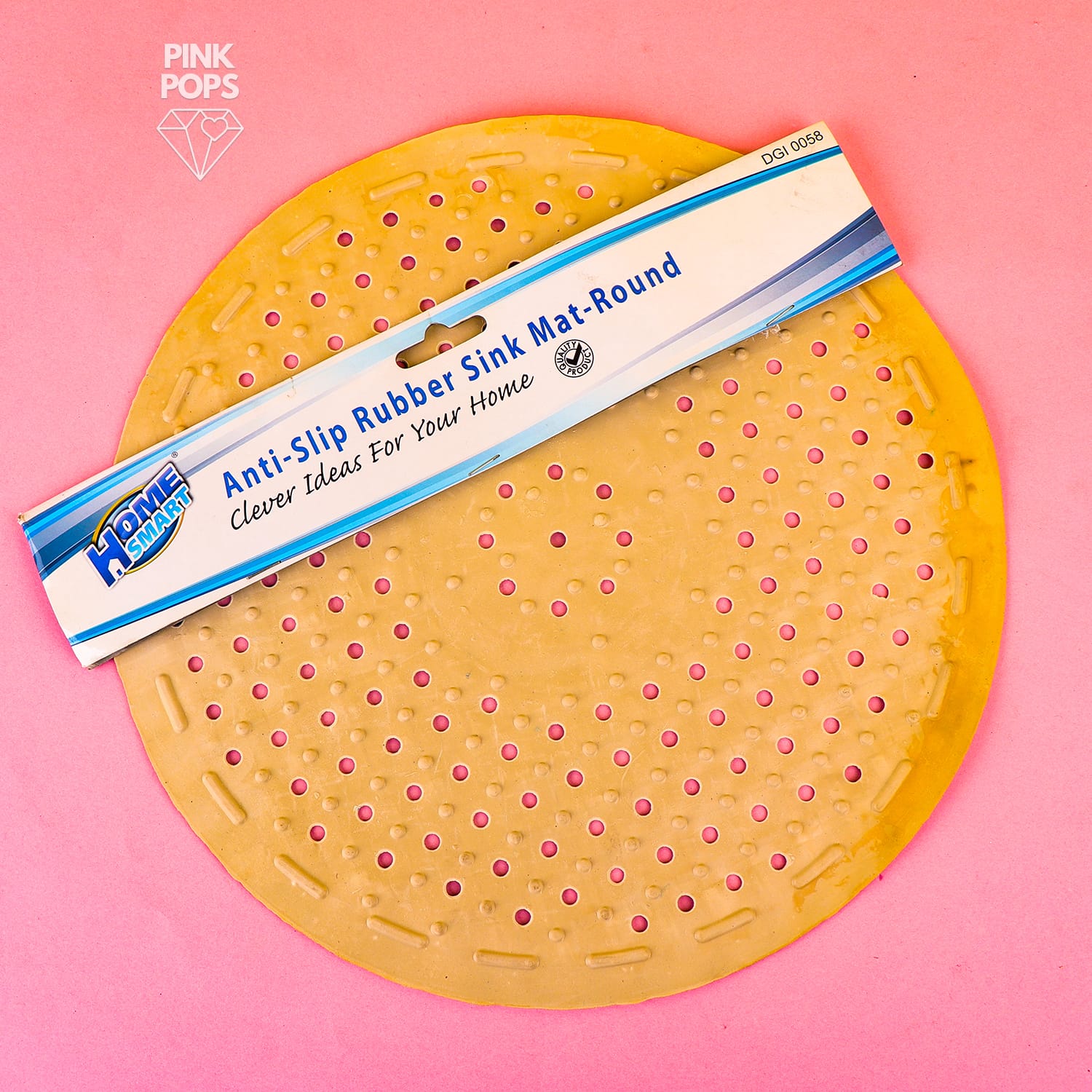 Anti Slip Rubber Mat Round – pinkpops.pk