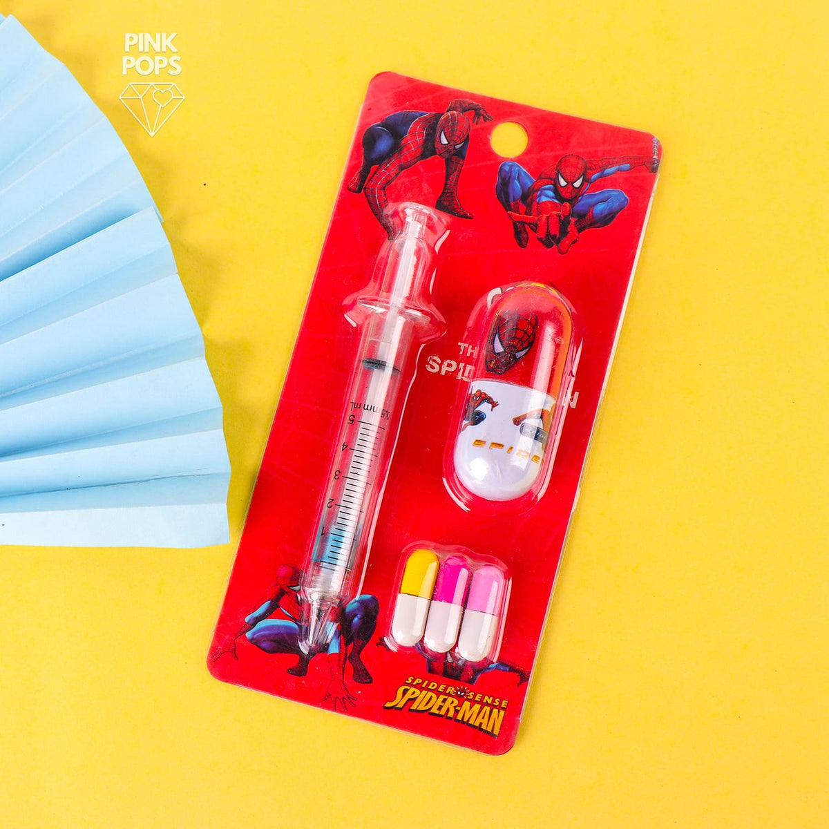 Spider Man Capsule Gel Pen – pinkpops.pk