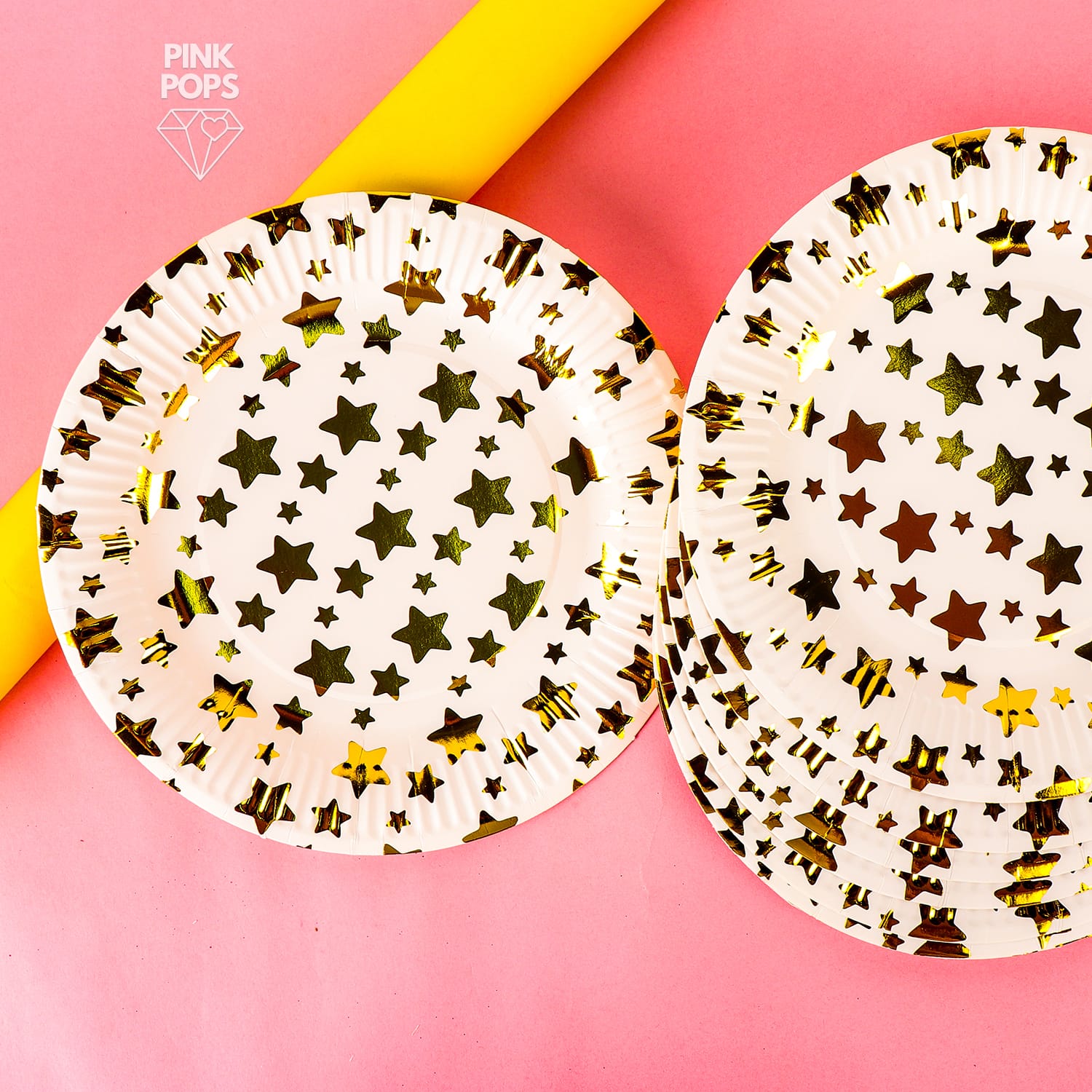 Unicorn & Star Disposable Plates – pinkpops.pk