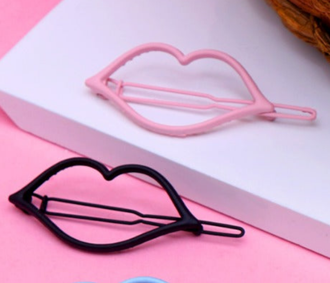 Pastel Lip Hair Clips – pinkpops.pk