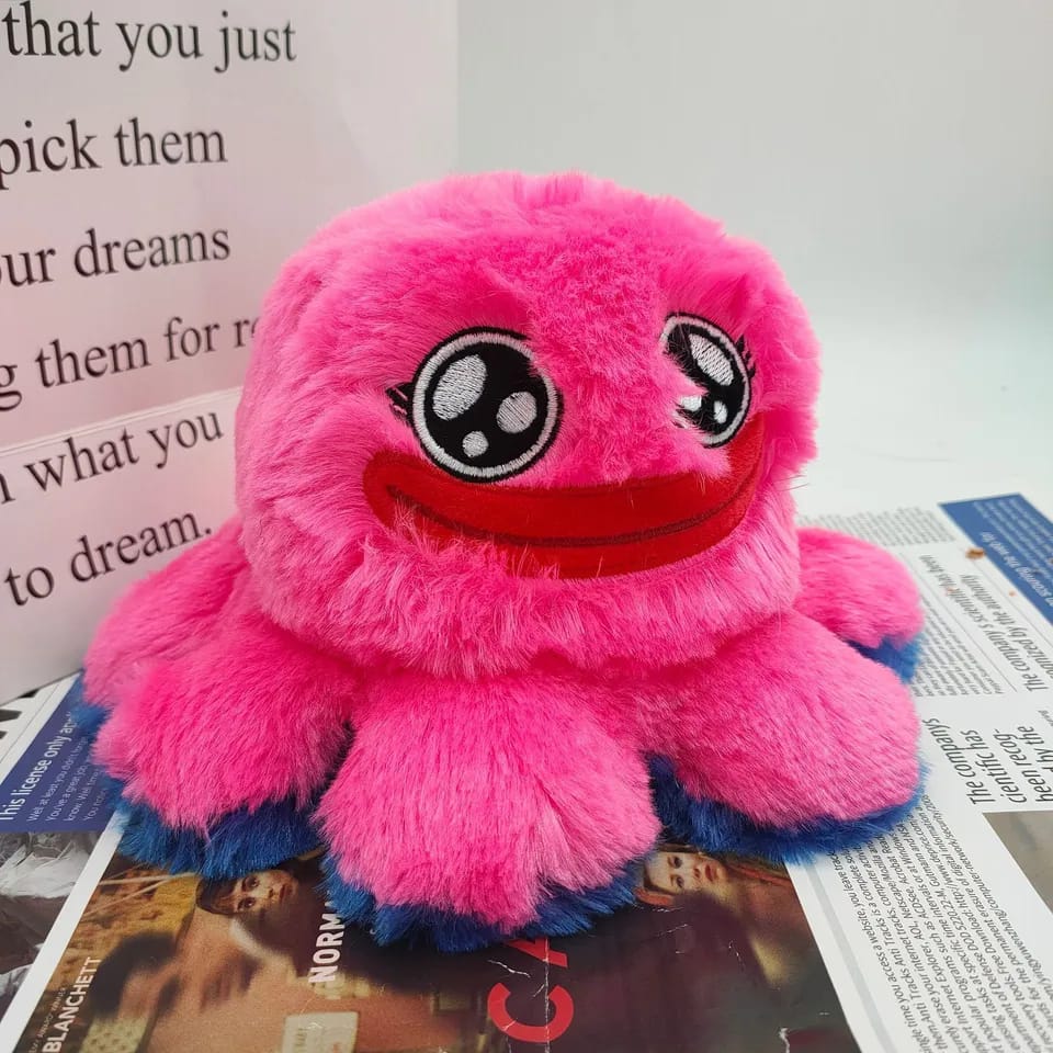 Pink & Blue Reversible Octopus Plushie – pinkpops.pk