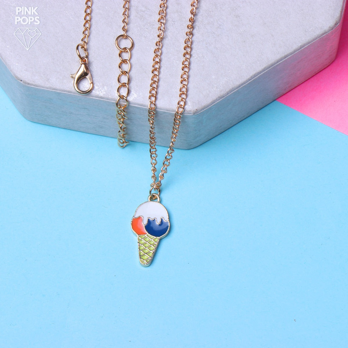 Cool Tri Cone Pendant – pinkpops.pk