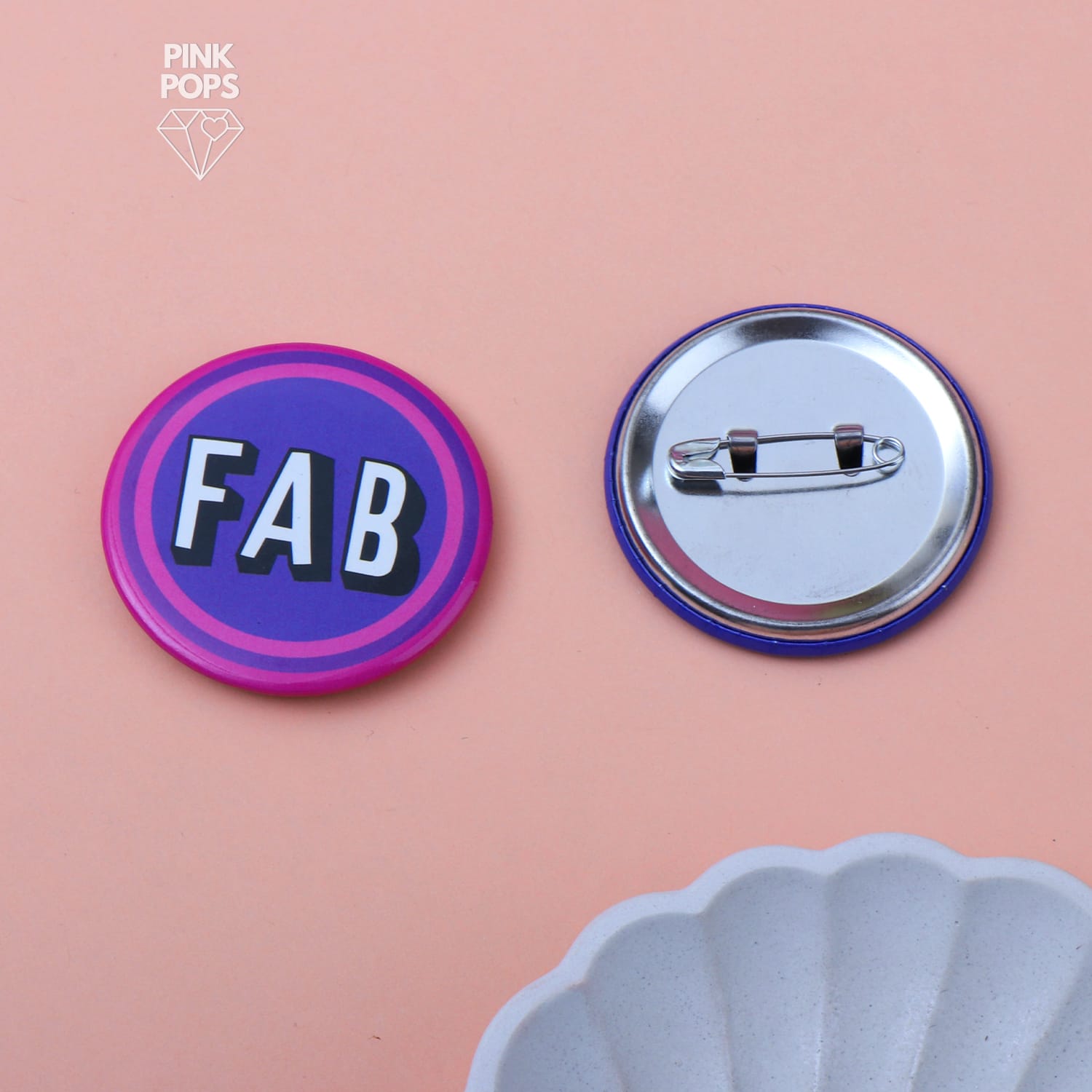 Blue Fab Badge – pinkpops.pk